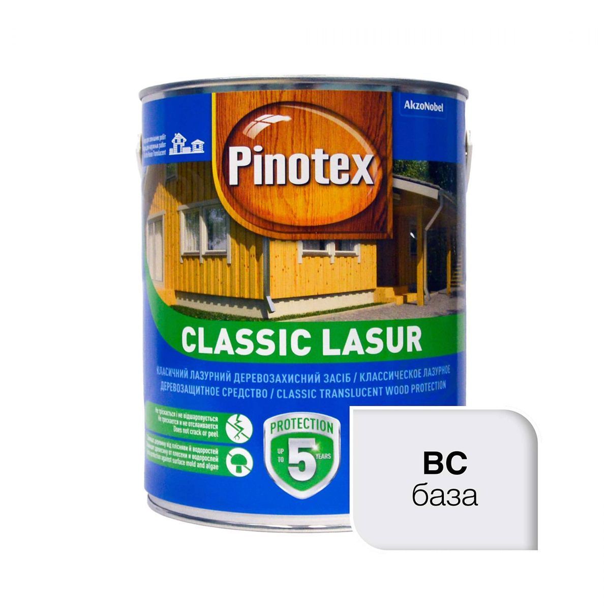 Лазур для дерева Pinotex Classic безбарвна 1л ціна, характеристики ...