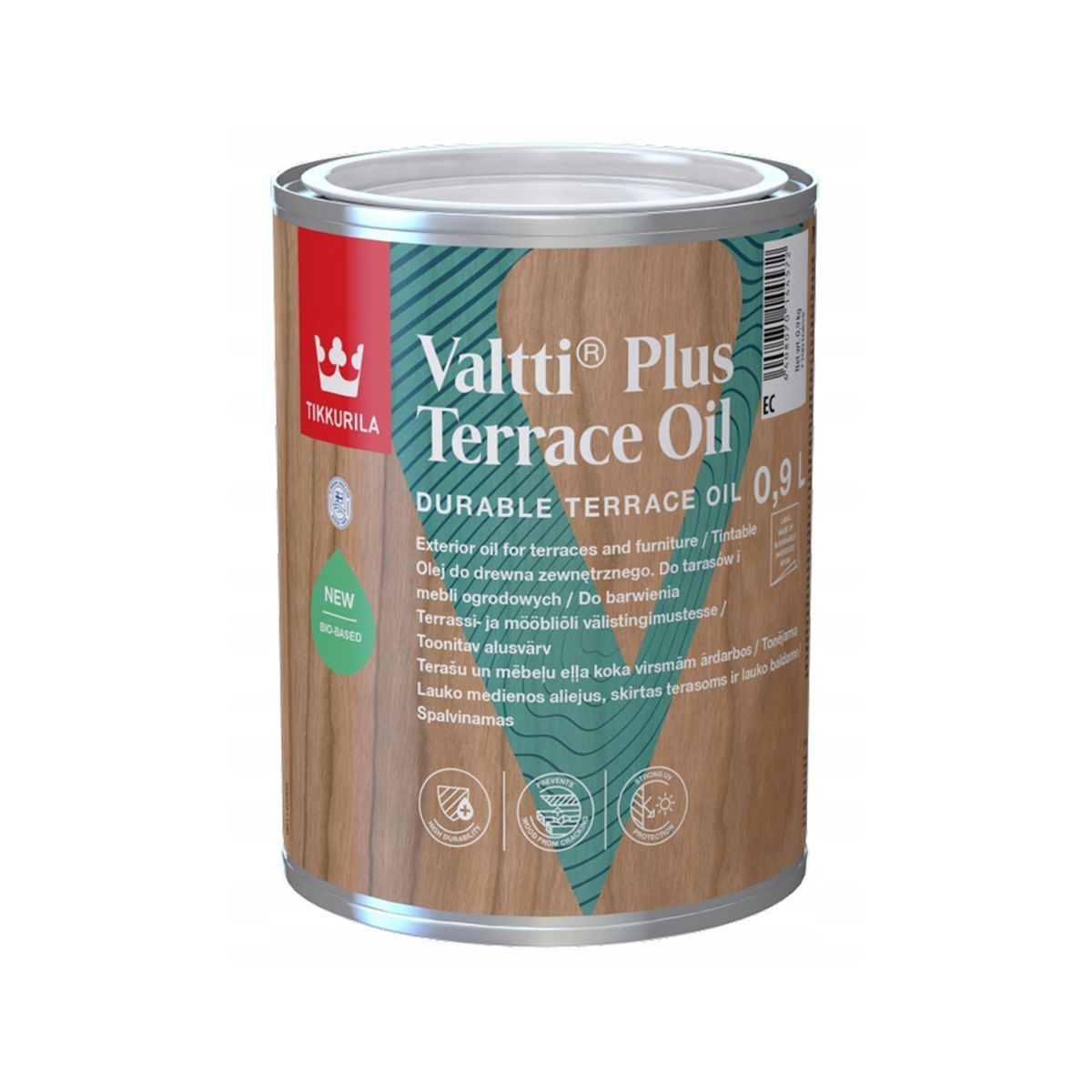 Терасна олія Tikkurila Valtti Plus Terrace Oil 0.9л купити за найкращою ...